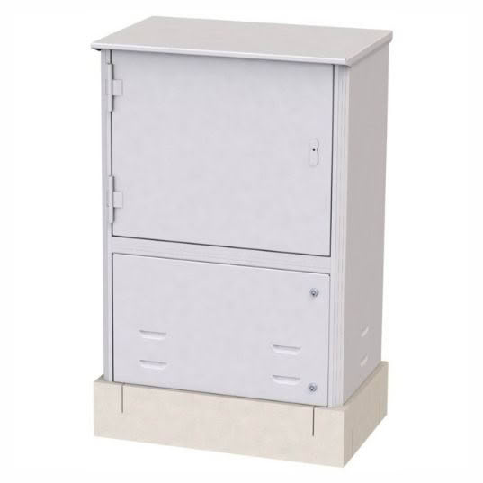 Fibre cabinet, single door, fully integrated 32 to 128 customer, 650W x ...