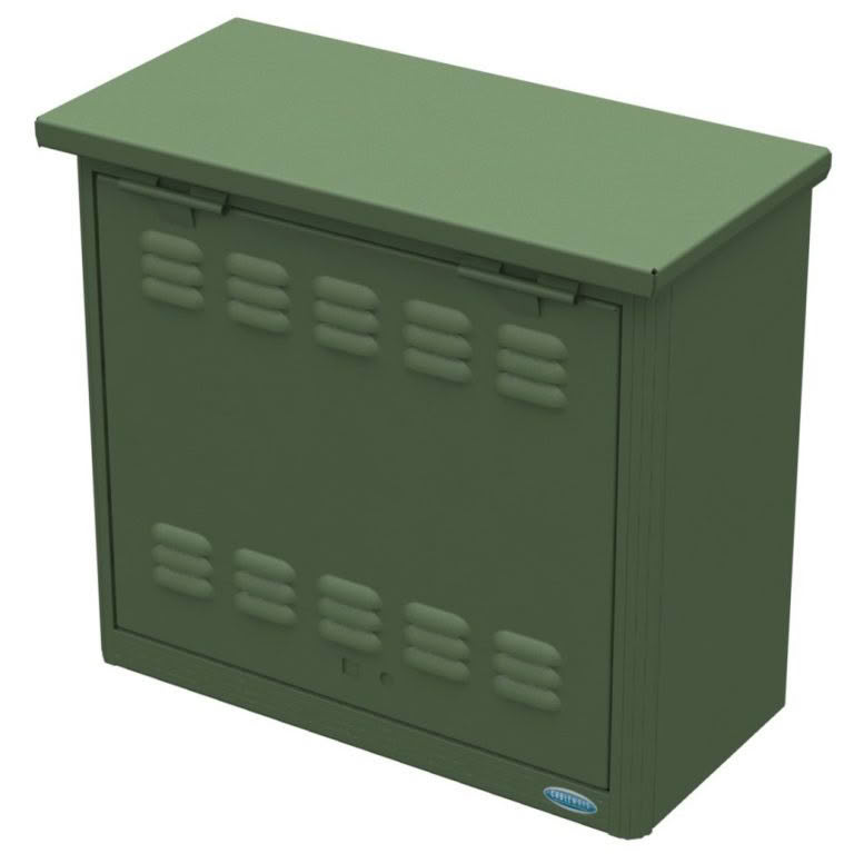 Fibre cabinet, single door, 650W x 300D x 600H - Cable Ways