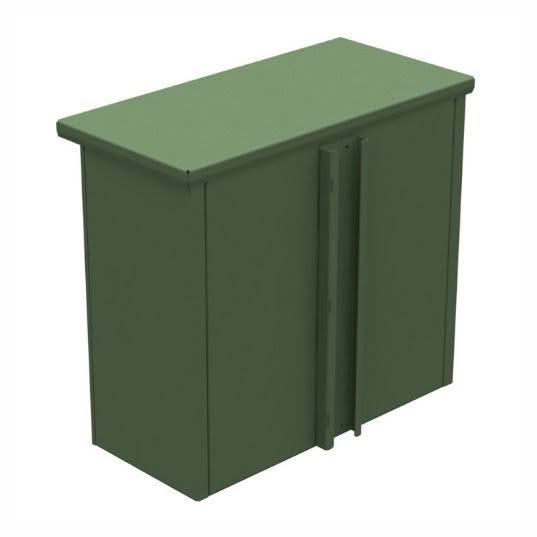 Fibre cabinet, single door, 650W x 300D x 600H - Cable Ways